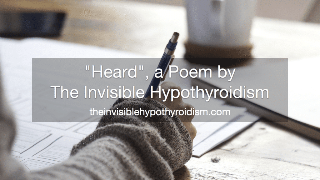 'The Invisible', a Poem About Hypothyroidism