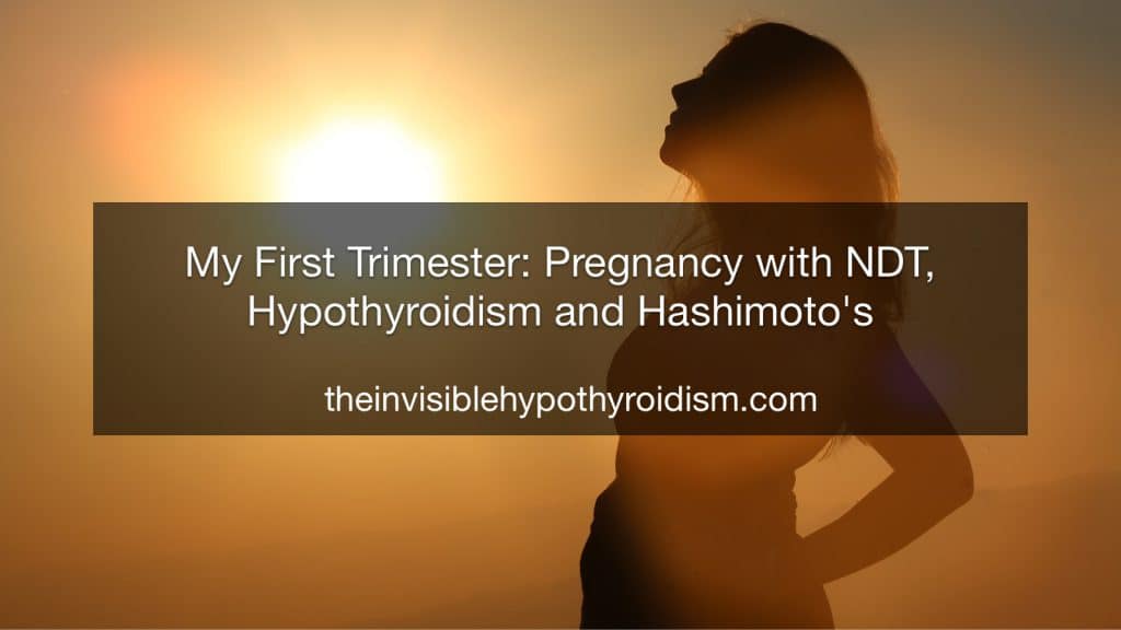 My First Trimester: Pregnancy with NDT, Hypothyroidism and Hashimoto's ...