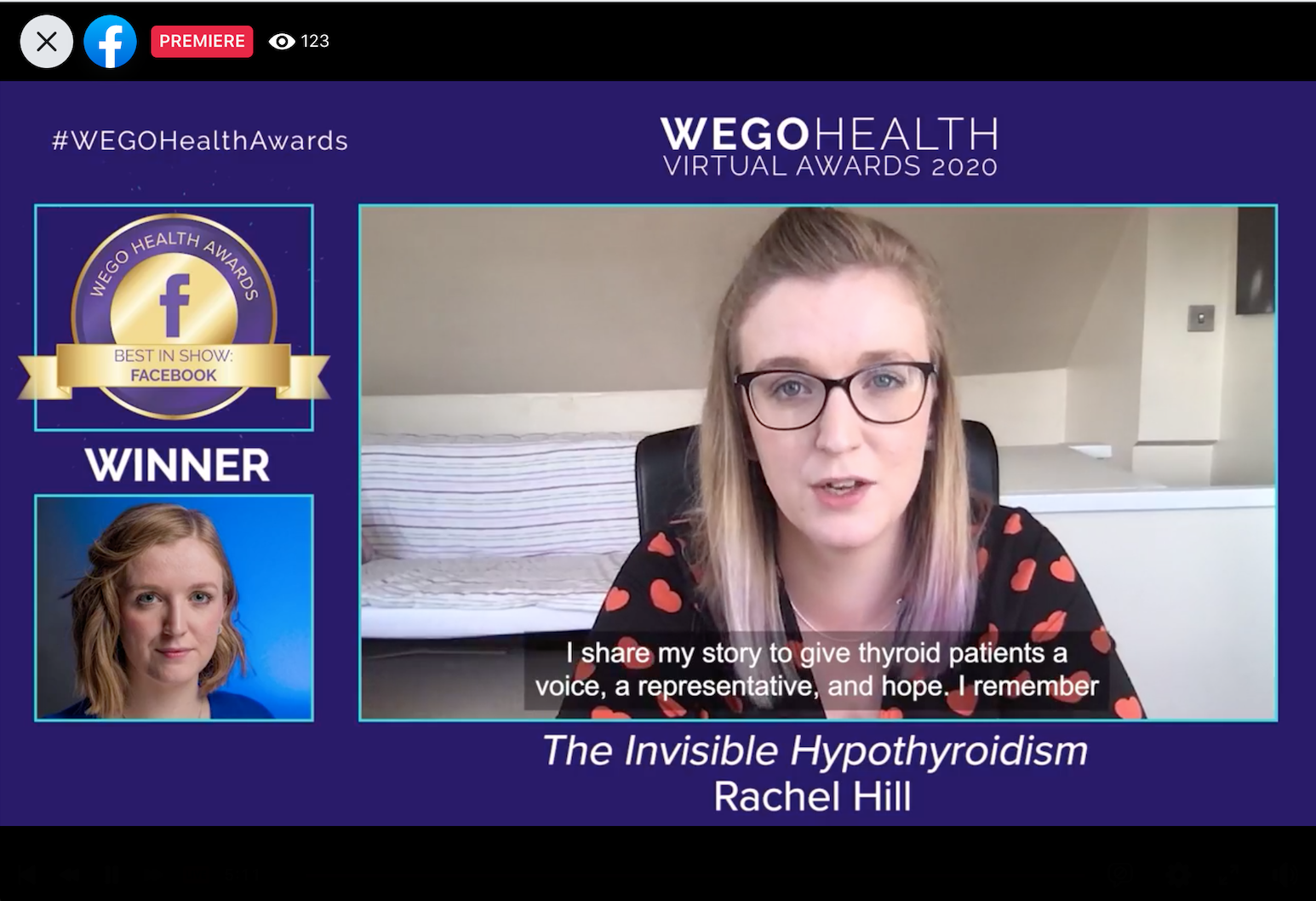 The Invisible Hypothyroidism Won a WEGO Health Award! - The Invisible ...